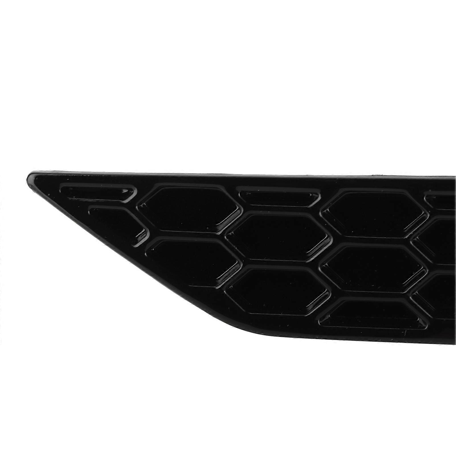 2Pcs Gloss Black Rear Bumper Reflector Honeycomb Delete Set Fit for MK7 ...