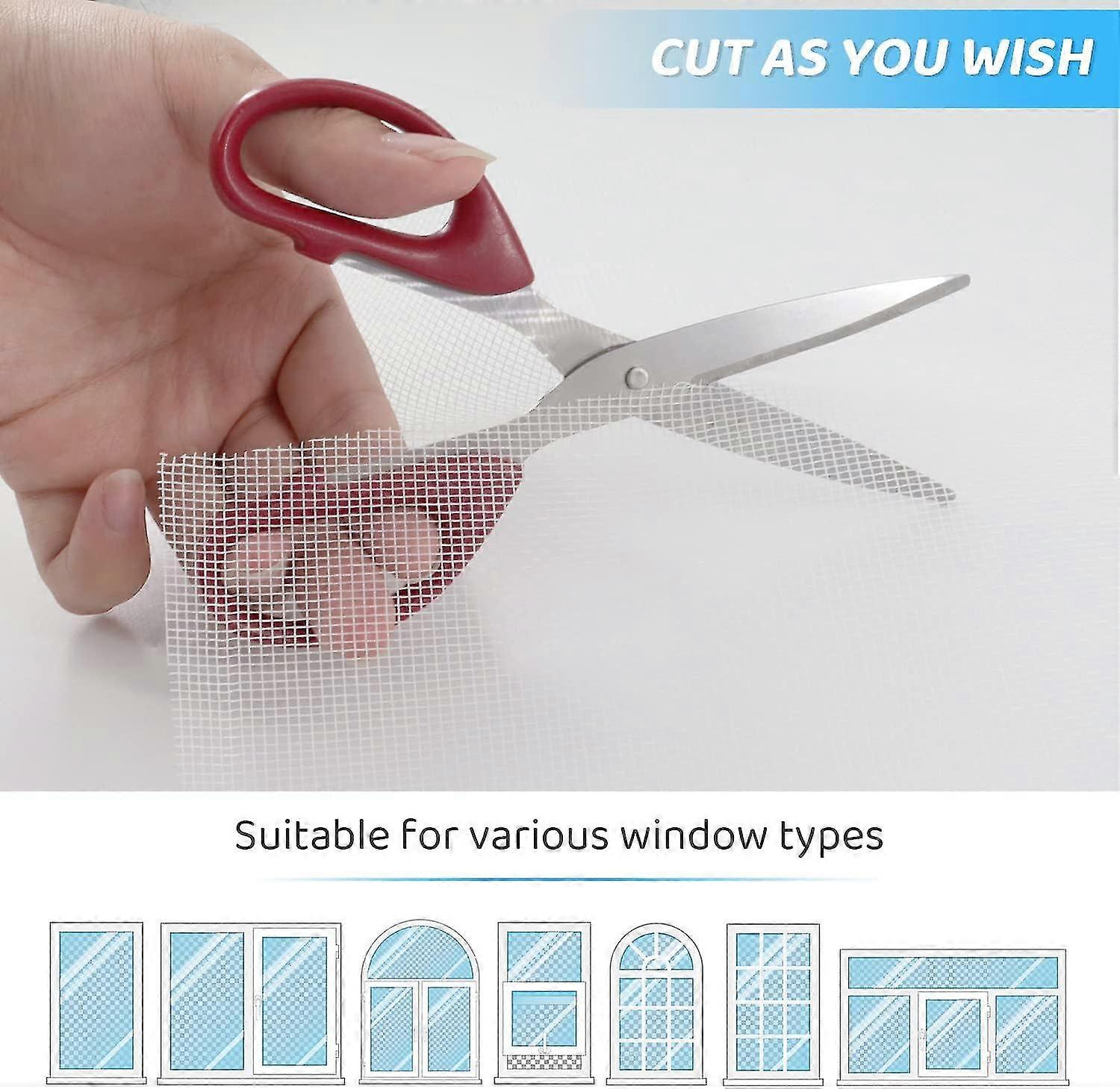 300x120cm Window Mosquito Net, Adjustable Window Mosquito Net Roll ...