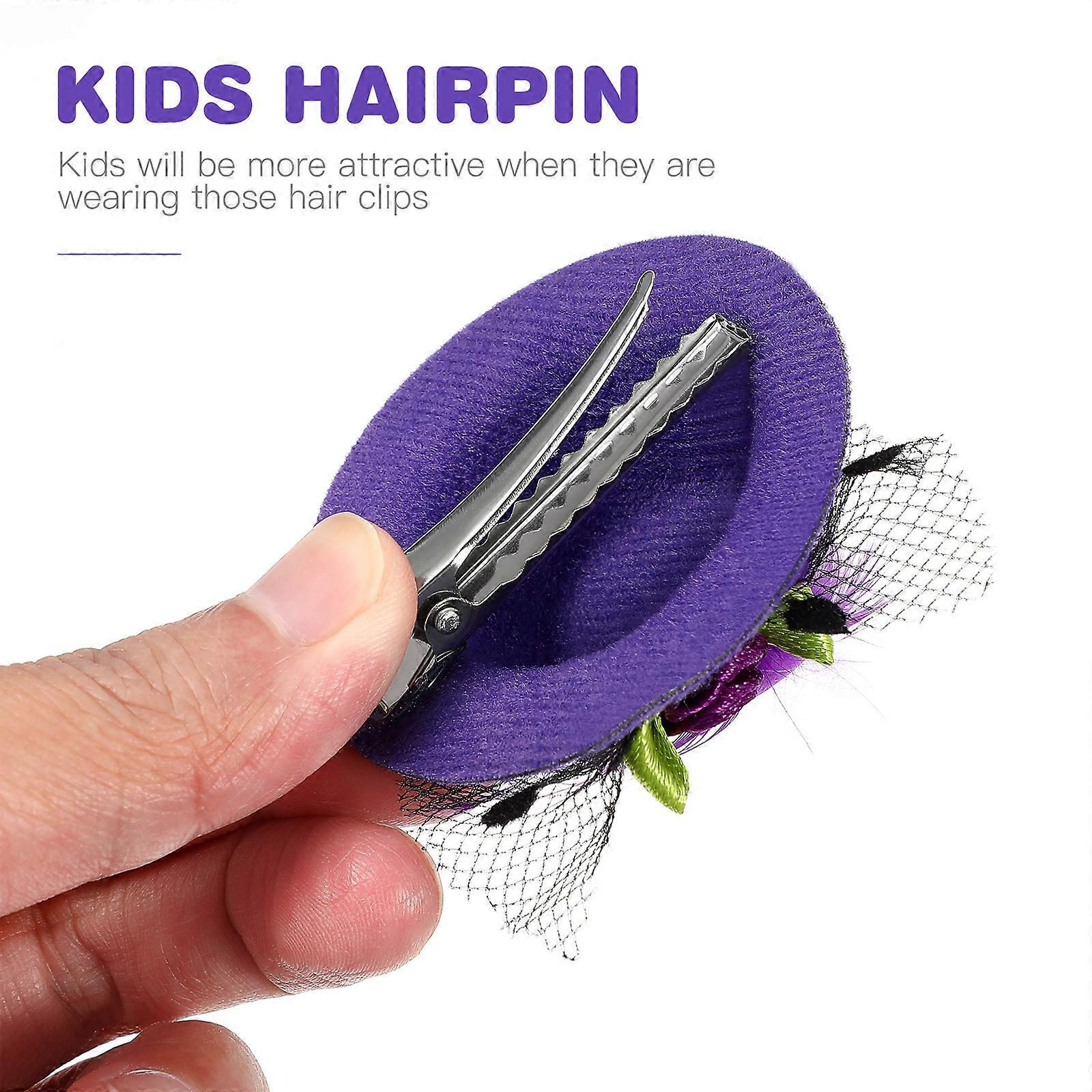 12 Pcs Hat Kids Mini Hat Clips Mini Hat Barrette Hat Hair Clips Mini ...