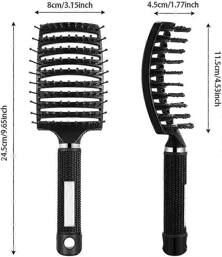 Curved Fluffy Big Curved Comb for Long Thick Natural Curly Hair 2 ...