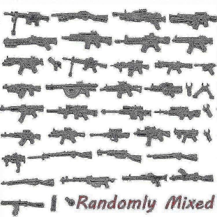 100pcs Army Guns Weapon Pieces Assembly Blocks Soldier Figure ...
