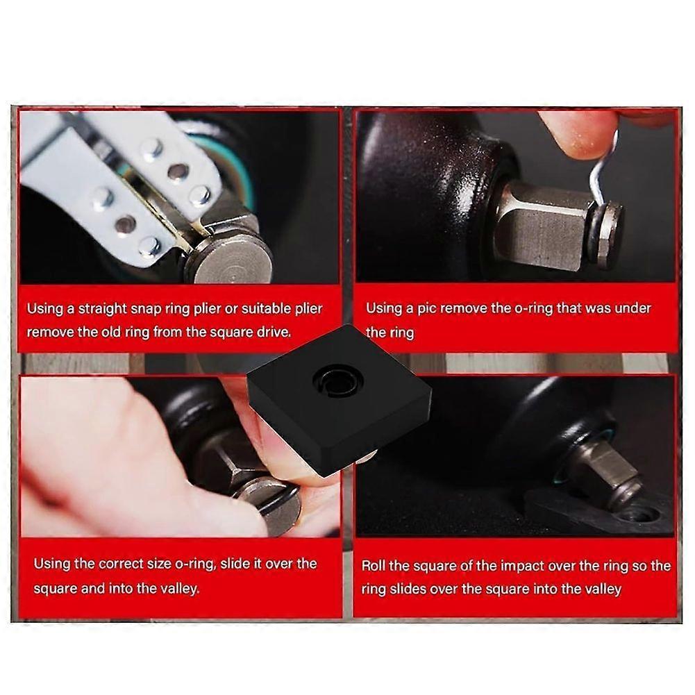 3/8 inch Impact Retaining Ring Clip Impact Friction Ring met O-Ring ...