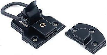 45x76mm Pack of 4 Black Suitcase Lock Hasp Luggage Catch Latch ...