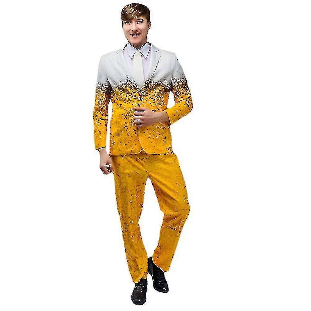 Halloween Beer Clothes Suit For Men Stage Performance Costume Props ...