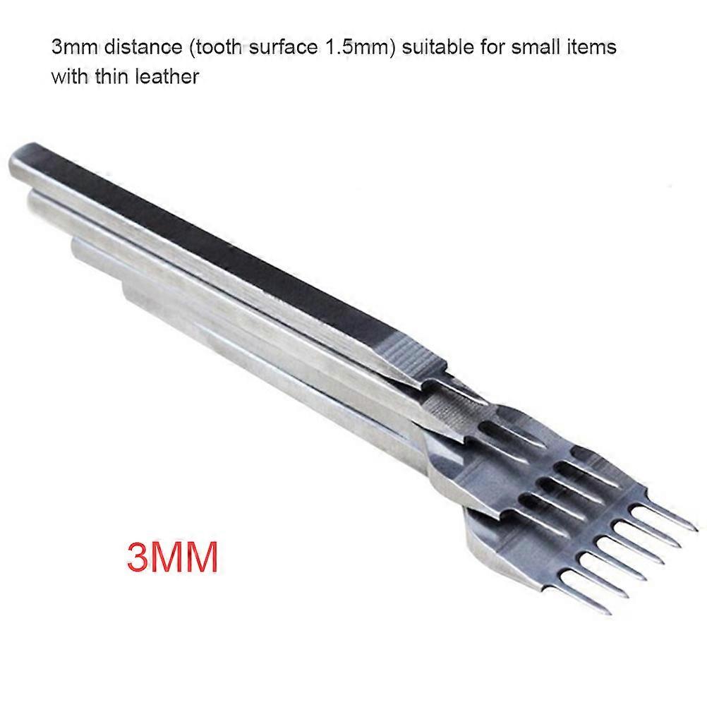 Multi-Prong Punch Set For Leather Craft, High Speed Steel Chisel With ...