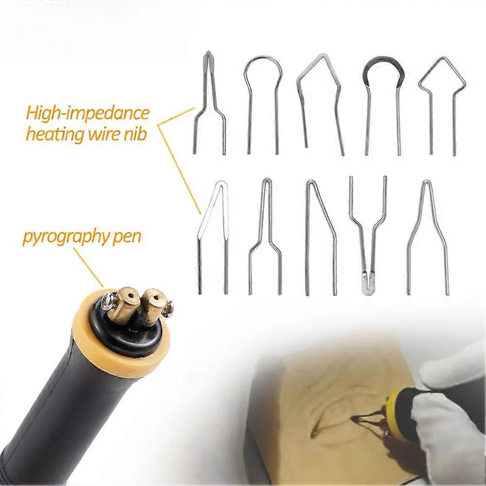 Portable Electric Soldering Iron Pen Wood Burning Pyrography Tool Anti ...