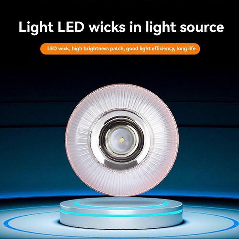 3Pcs V16 Emergency LED Flash Lights White & Yellow Warning Lamps with ...