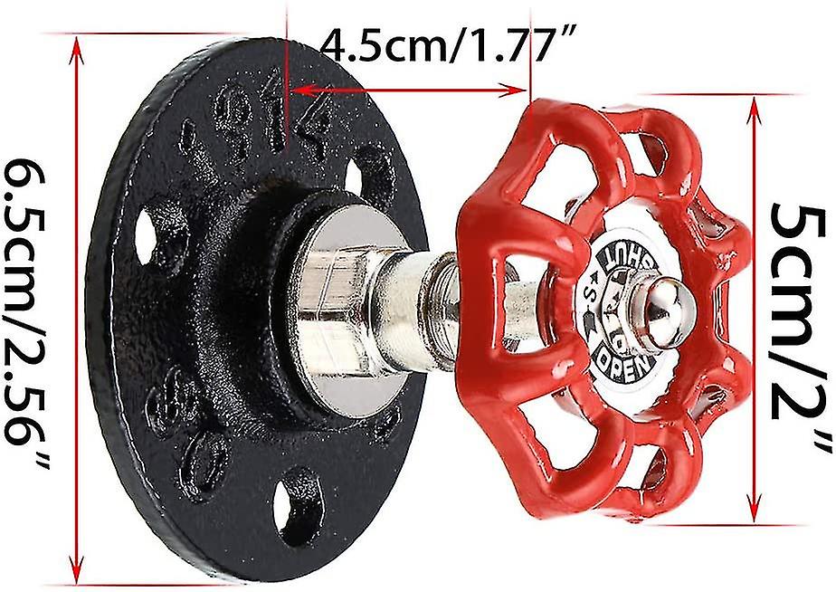 3 Vintage Hanger Hooks, Industrial Iron Pipe Retro Wall Mount For Robe ...