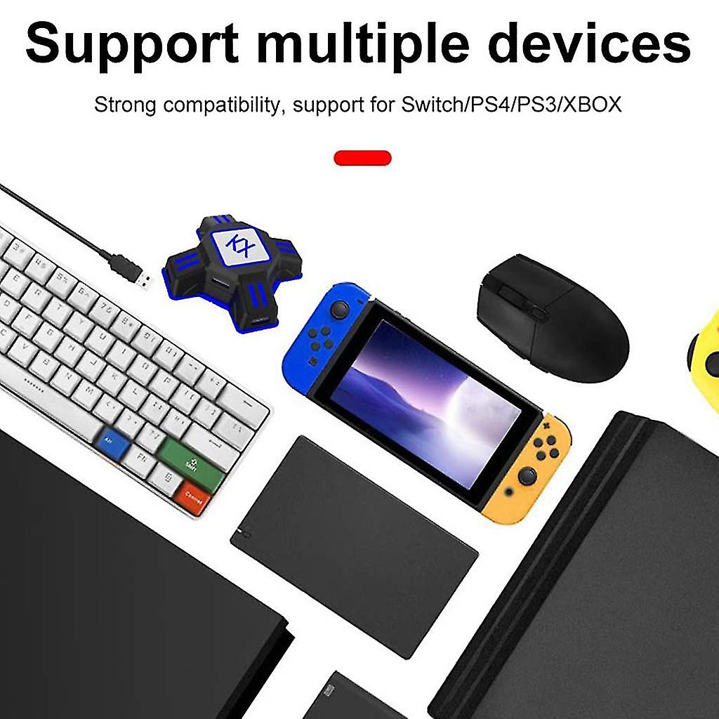 Supports Ns/ Ps5/ Ps4 / Ps3 / X Series ,keyboard & Mouse Adapter ...