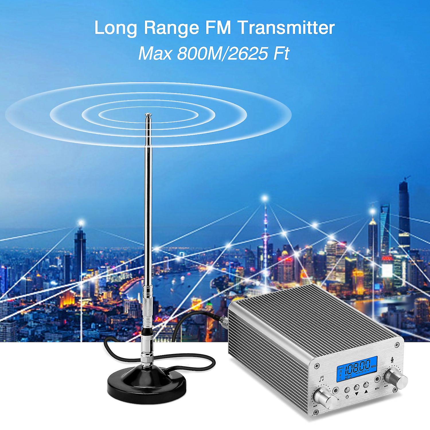 15W Fm Broadcast Transmitter T15b Stereo Pll Radio Station 87mhz-108mhz ...