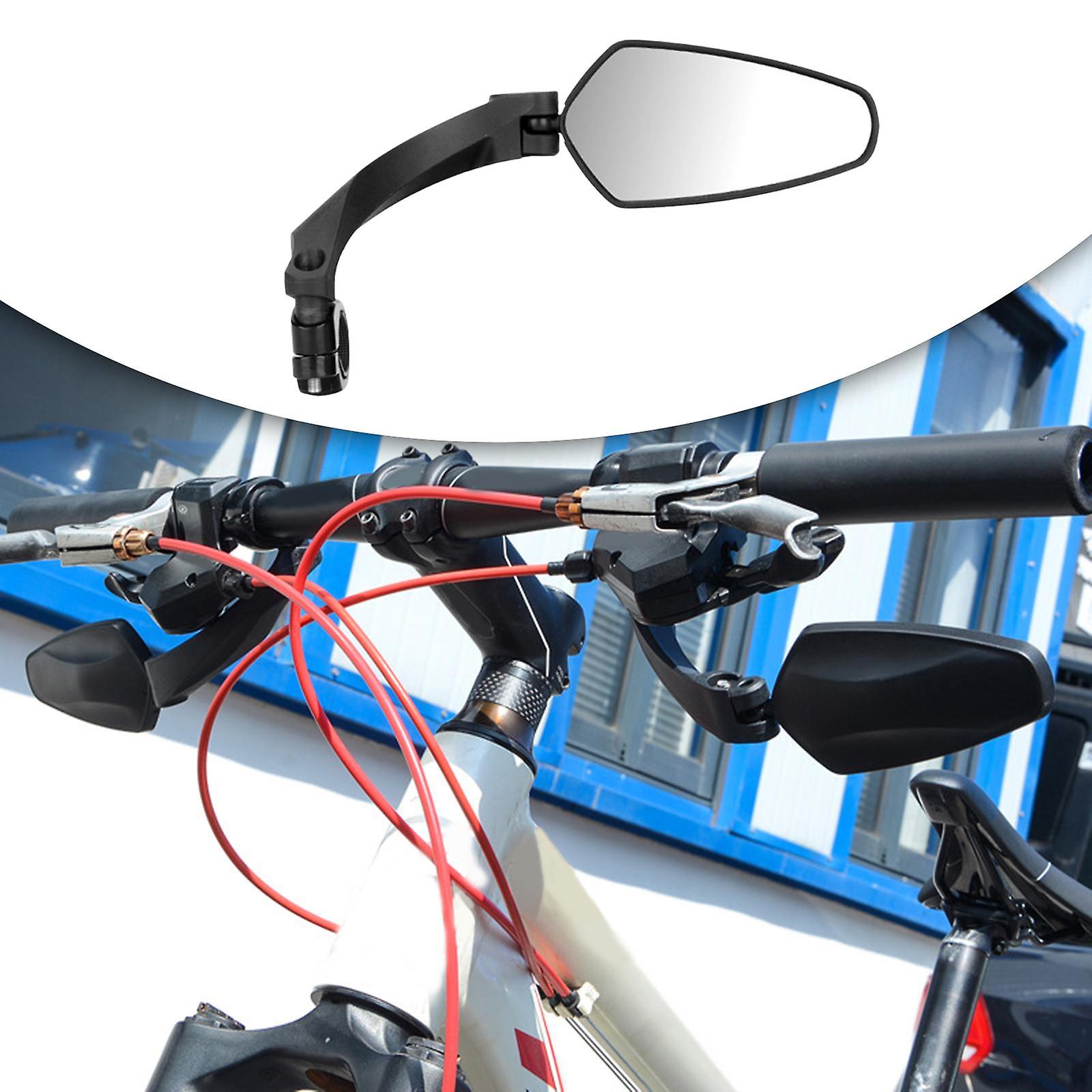 Road Bike Mirror Bicycle Rear View Mirrors Adjustable Rotatable Safe ...