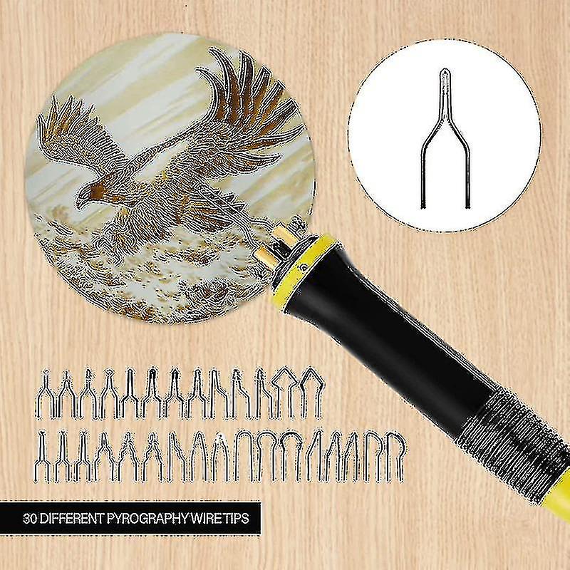 Pyrography Wood Burning Kit Professional Wood Burner Tool 30 ...