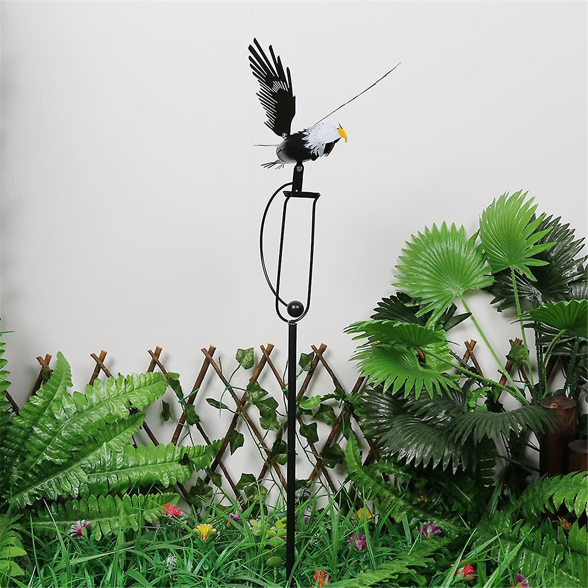 Wind Spinners for and Garden Rocking Eagle Decorations, Outdoor Metal ...