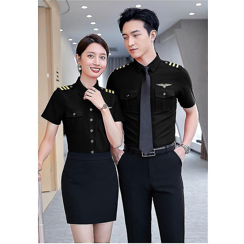Professional Plane Captain Uniform Air Pilot Force Flight Suit Ktv ...