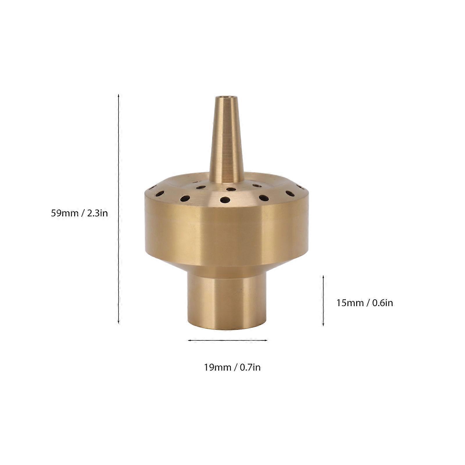 Water Fountain Nozzle Brass Fountain Nozzle Column Sprinkler Spray Head ...