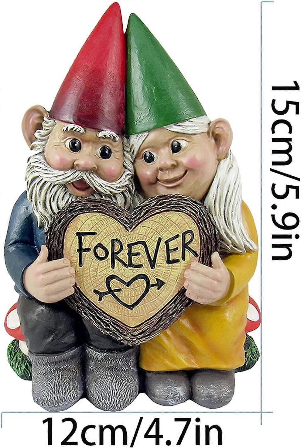 HUSSHUYU Fall Garden Gnomes & Knomes Outdoor Statue 5.9in | Forever ...