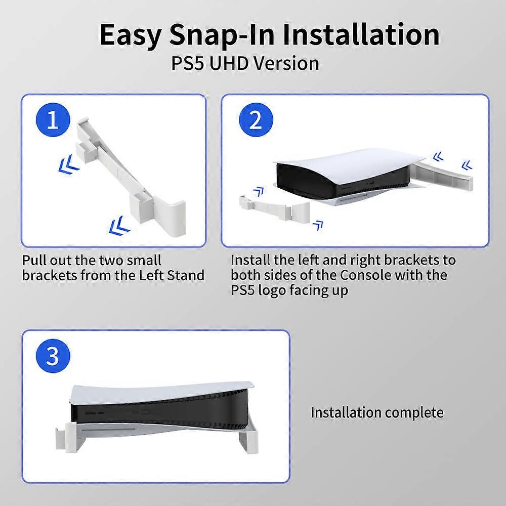 For PS5 Console Holder PS5 Horizontal Bracket Stand PS5 Base Stand for ...