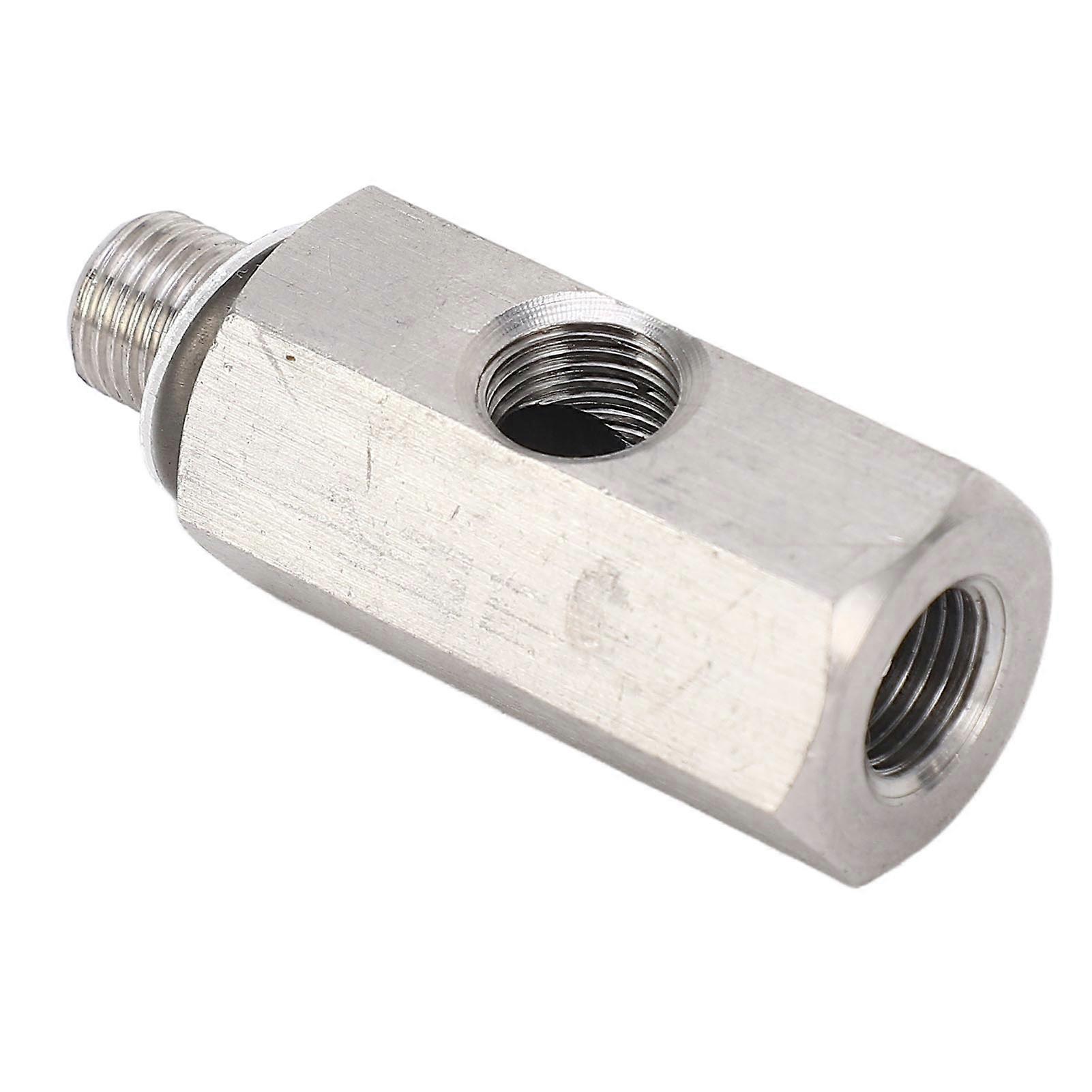 M10x1.0 Oil Pressure Sensor Tee to M10 Adapter Turbo Supply Feed Line ...