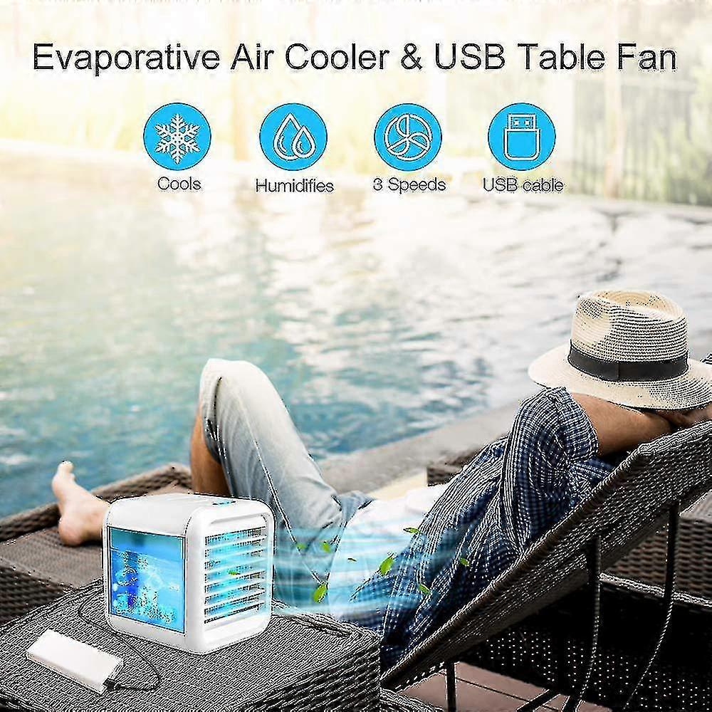 Personal Air Cooler, Usb Evaporative Coolers With Waterbox, Portable ...