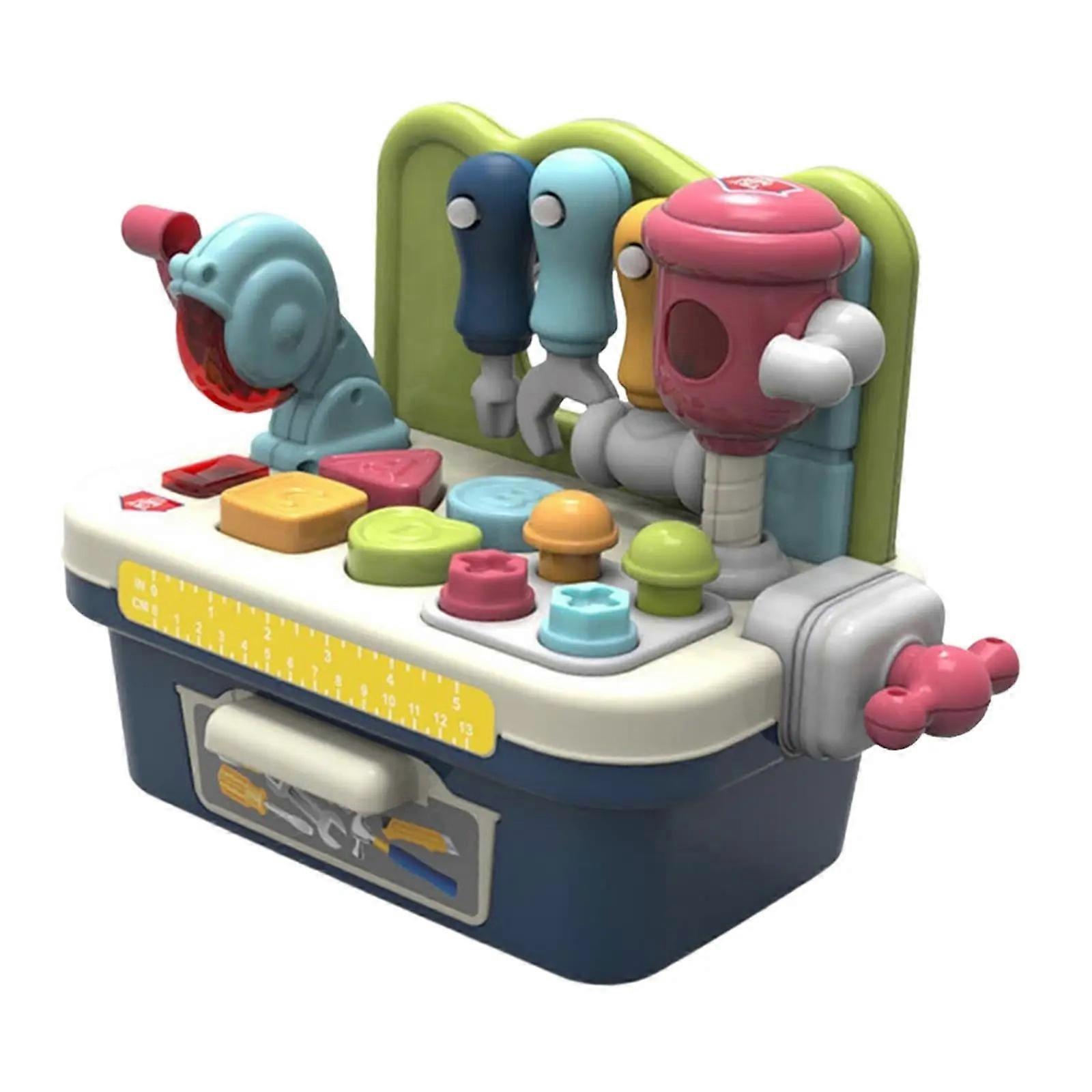 Construction Workbench Toy with Sound Effect and Light with Shape ...