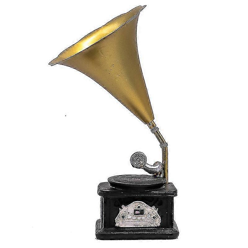 Vintage Resin European Gramophone Trumpet Model Retro Decorative ...