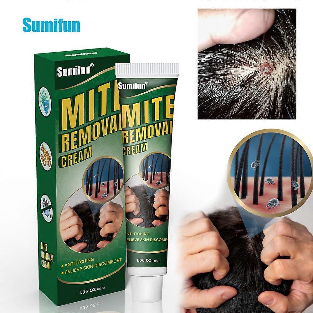 1/2/3pcs New Mite Removal Ointment Anti-Itching Scabies Kill Head Lice ...