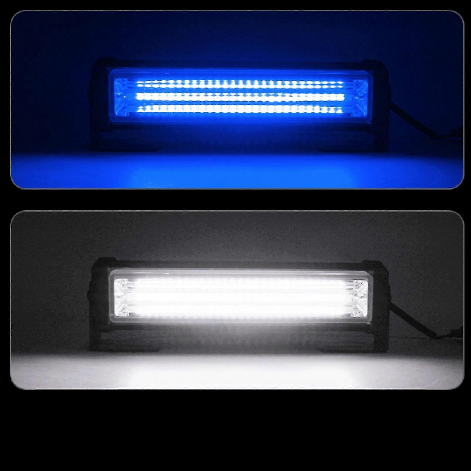 2x16cm LED COB Warning Light, Strobe Light, Warning Beacon Flashing Lights with, Flash Module ...