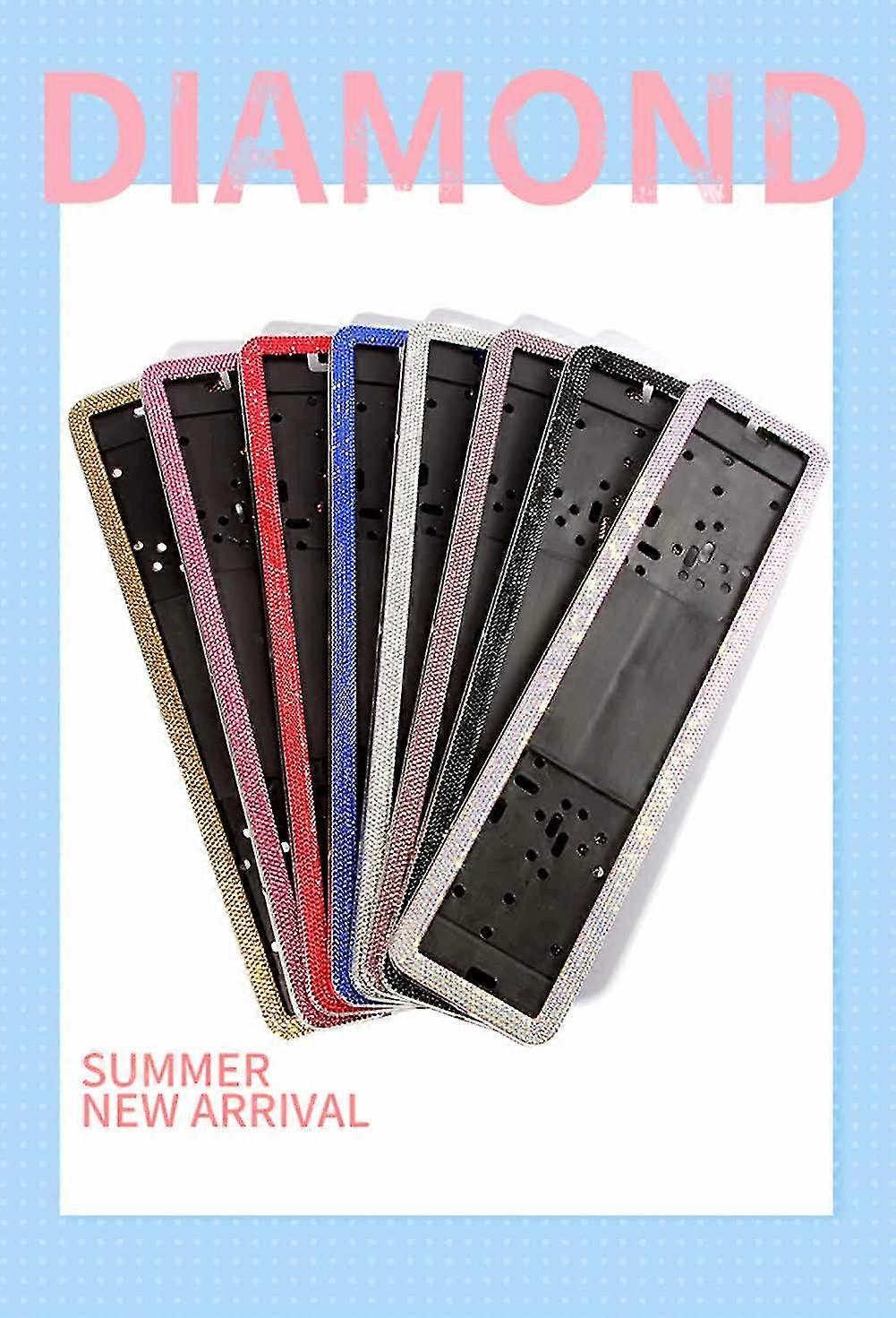 License Plate Holder Stainless Steel Personalized Front And Rear Plate ...