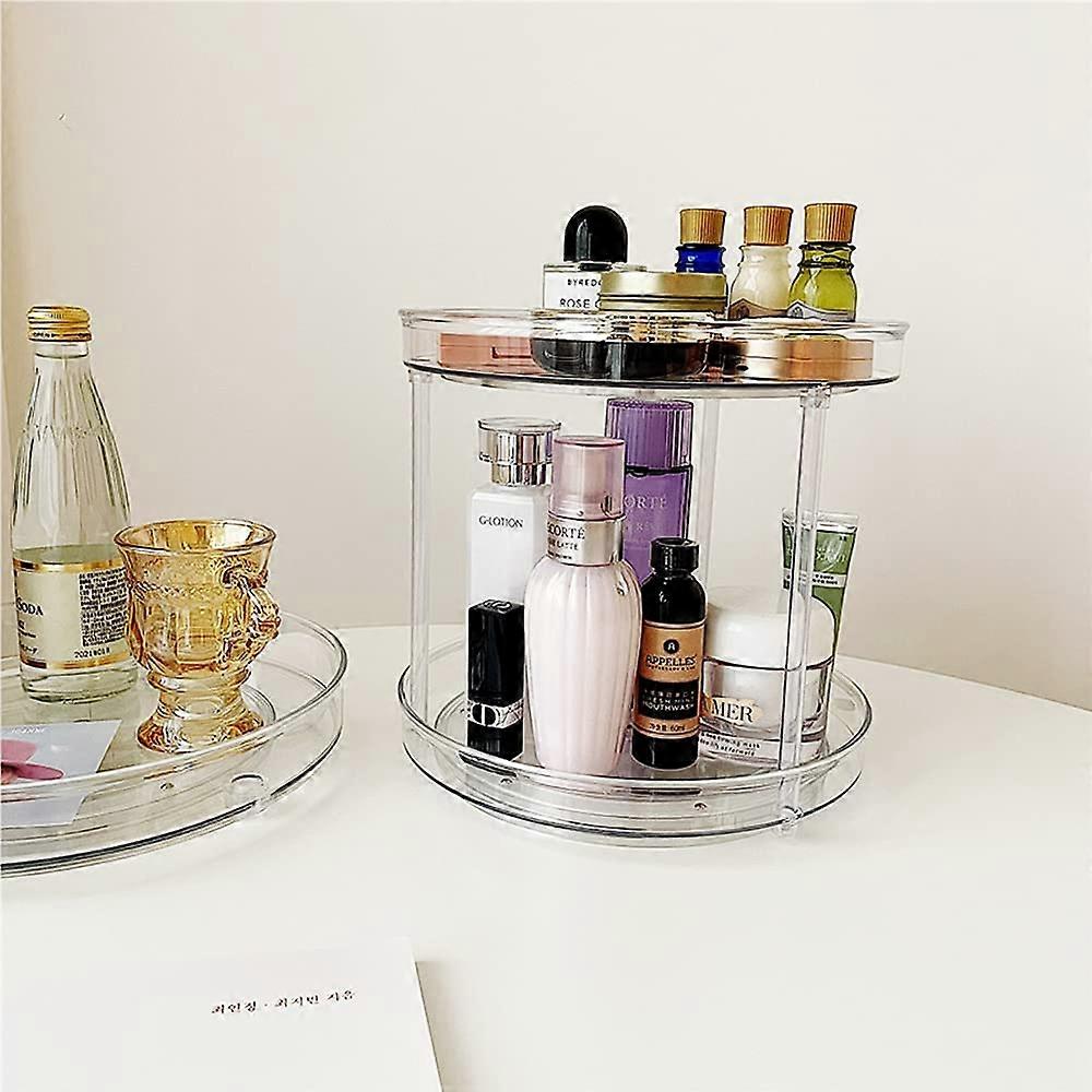 Skin care storage rack Rotating storage rack Rotating makeup storage ...