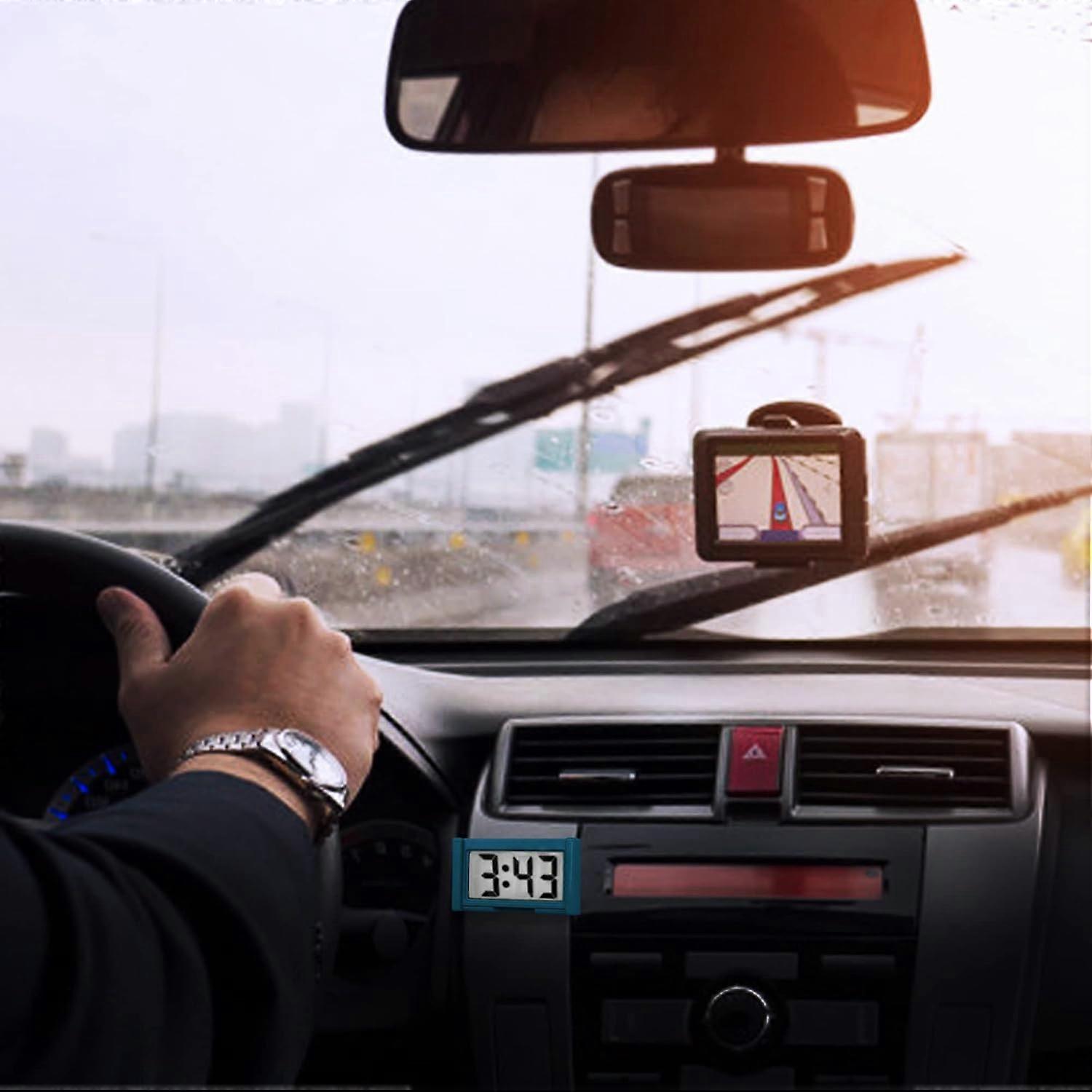 Car Dashboard Digital Clock - Vehicle Adhesive Clock with Jumbo L ...