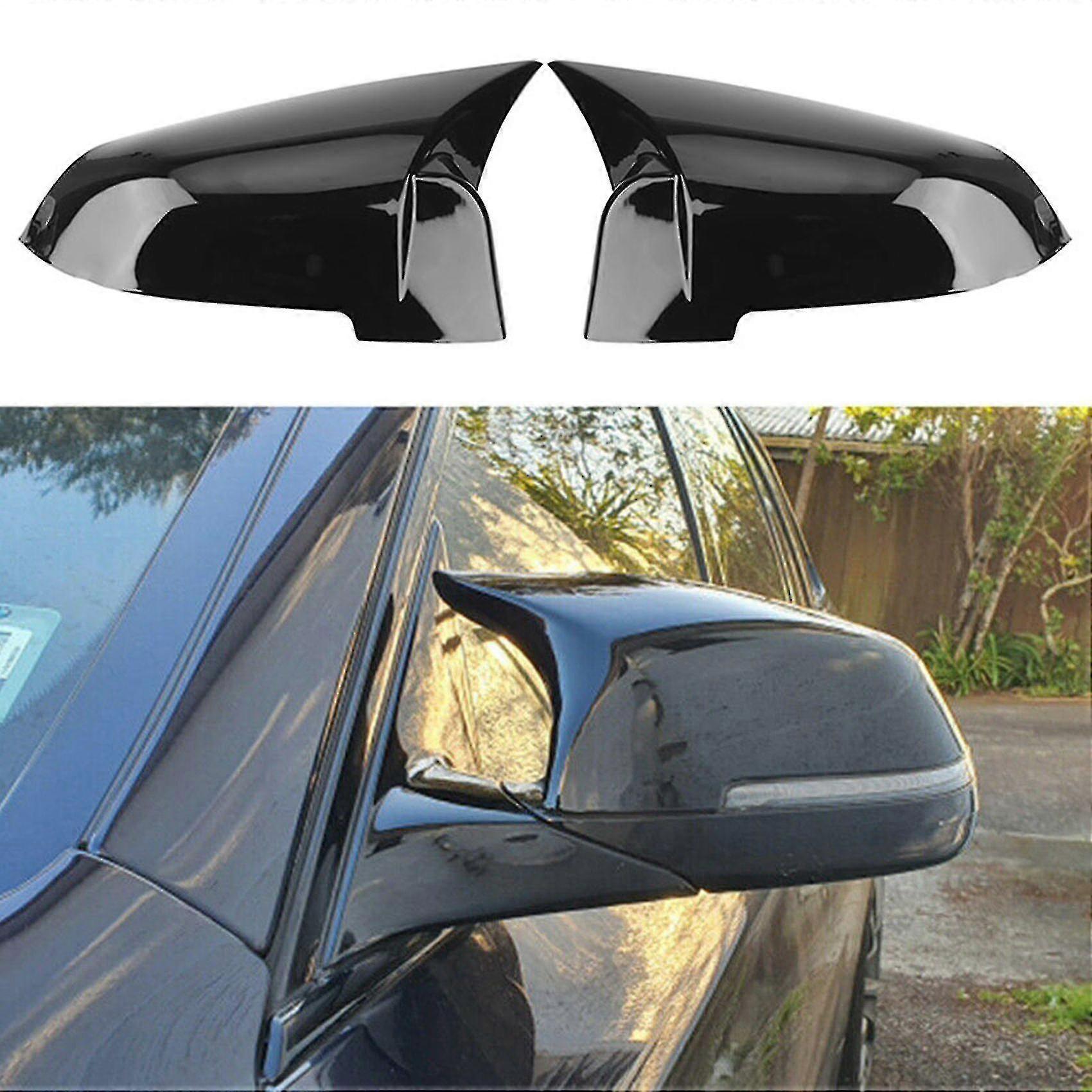 Rear View Mirror Cover Compatible With Bmw F10 F11 F18 2014-2017 Bright ...