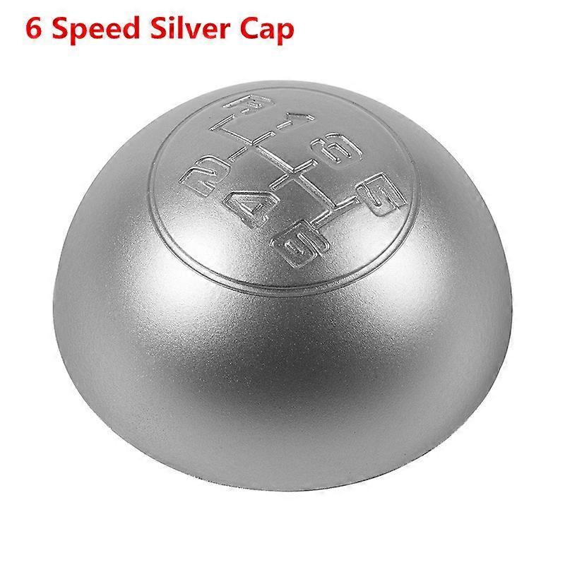 5/6 Speed Car Gear Shift Knob Badge Emblem Cap Shifter Stick Top Cover ...