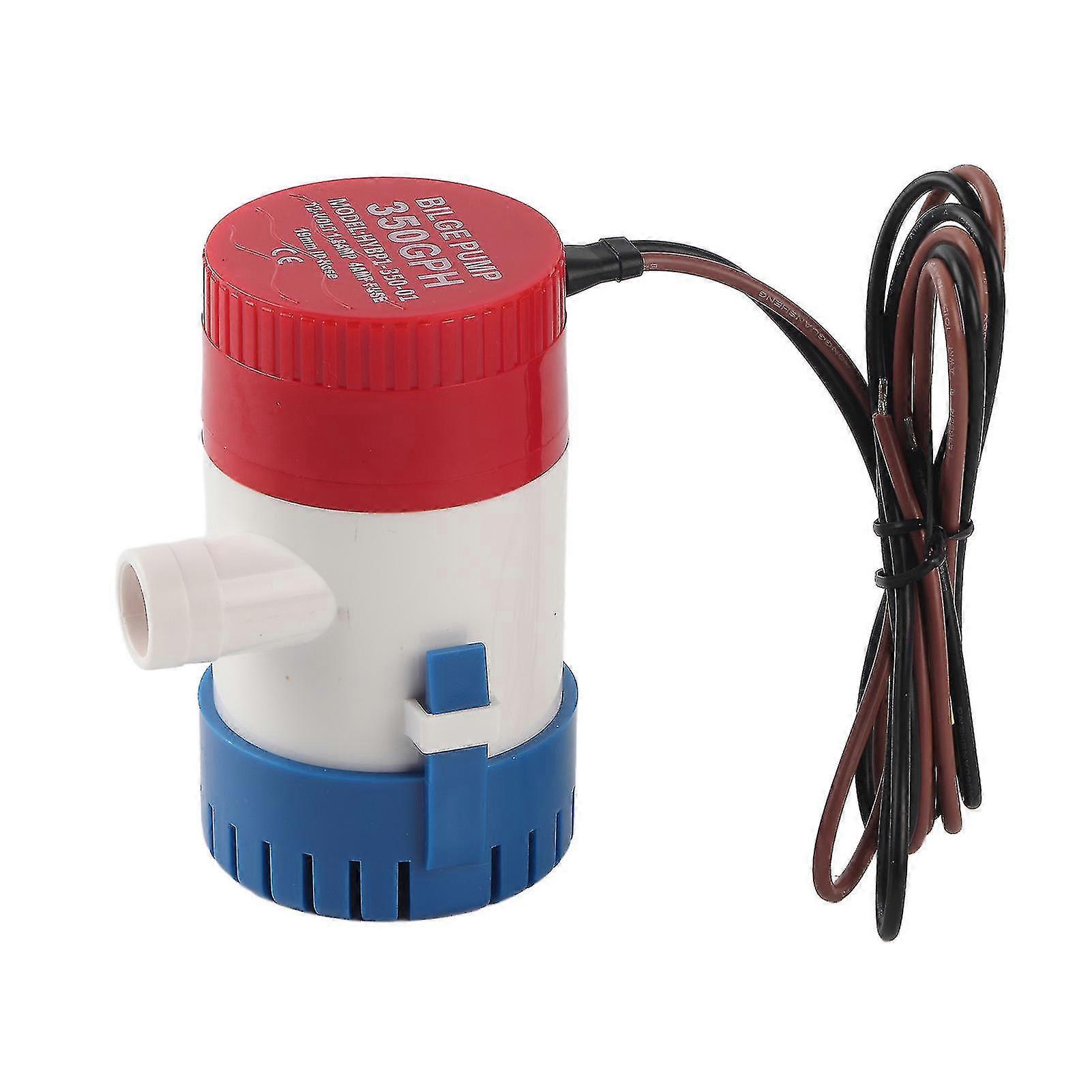 350GPH Mini Marine Bilge Water Pump Submersible Electric Rustproof for ...