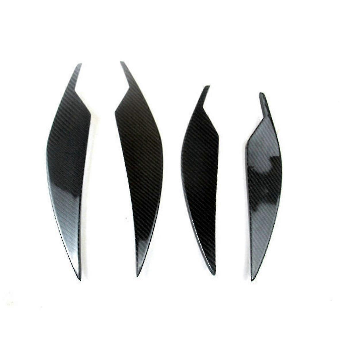 4pcs Real Carbon Fiber Front Bumper Side Canards Splitter Spoiler For - G80 M3 G82 G83 M4 2021 ...