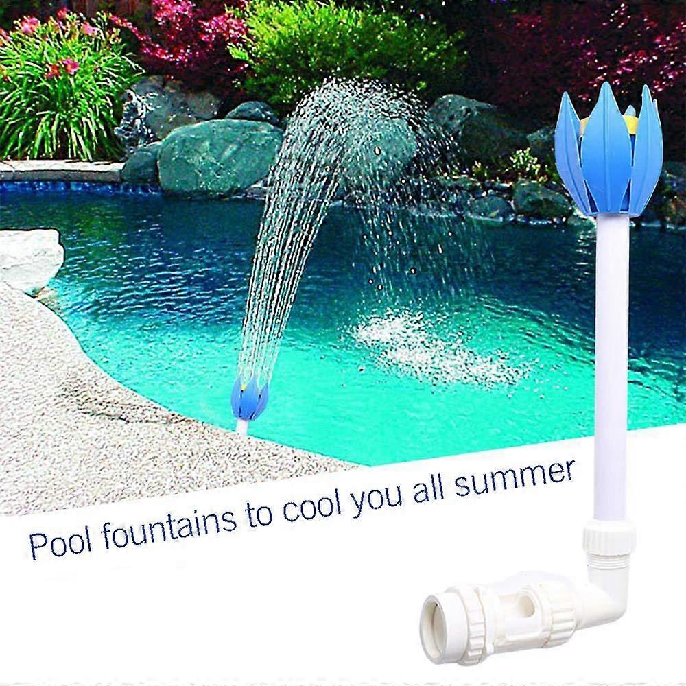 Above Ground Pool Fountain, Outdoor Pond Waterfall, Outdoor Pool ...