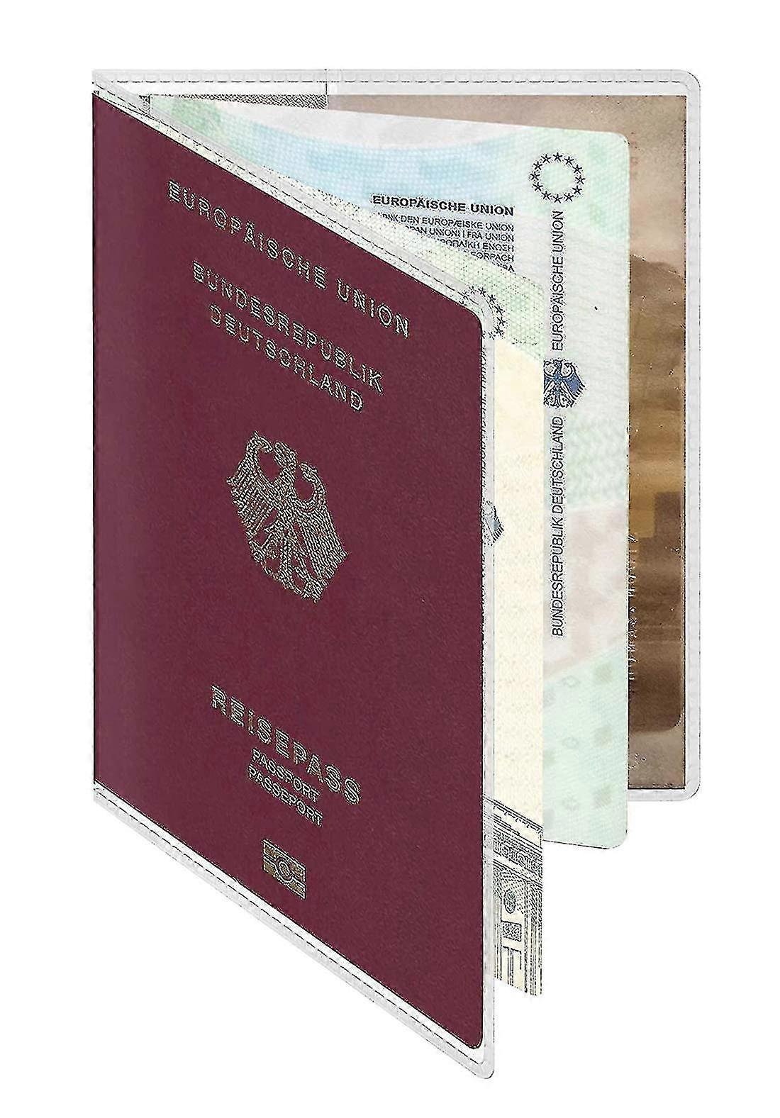 Passport Covers 5 Pack, Clear Plastic Passport Protector, For Standard ...