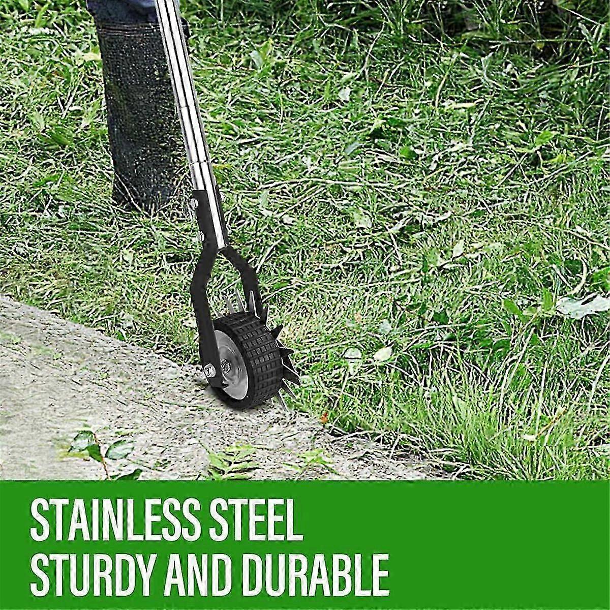 Wheel Rotary Edger,adjustable Length Lawn Edger,stainless Steel Edger ...