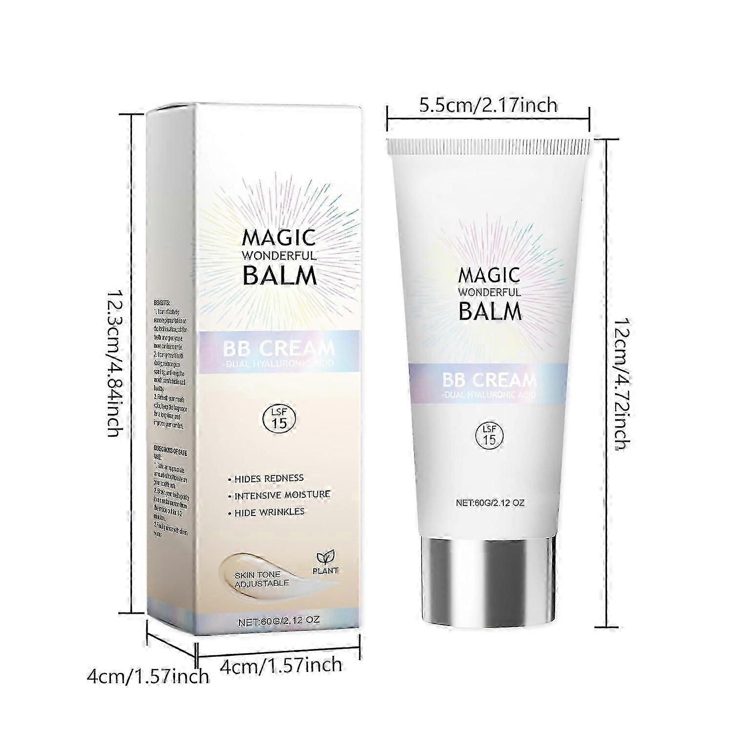 Magic Wonderful Face Balm, 60g Magic Wonder Balm, Anti-Ageing Tinted ...