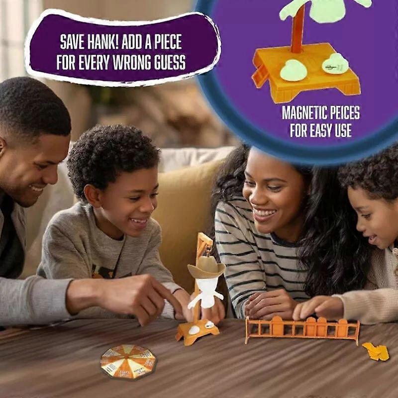 Classic Magnetic Hangman Guess Mystery Word Game Family Party Board ...