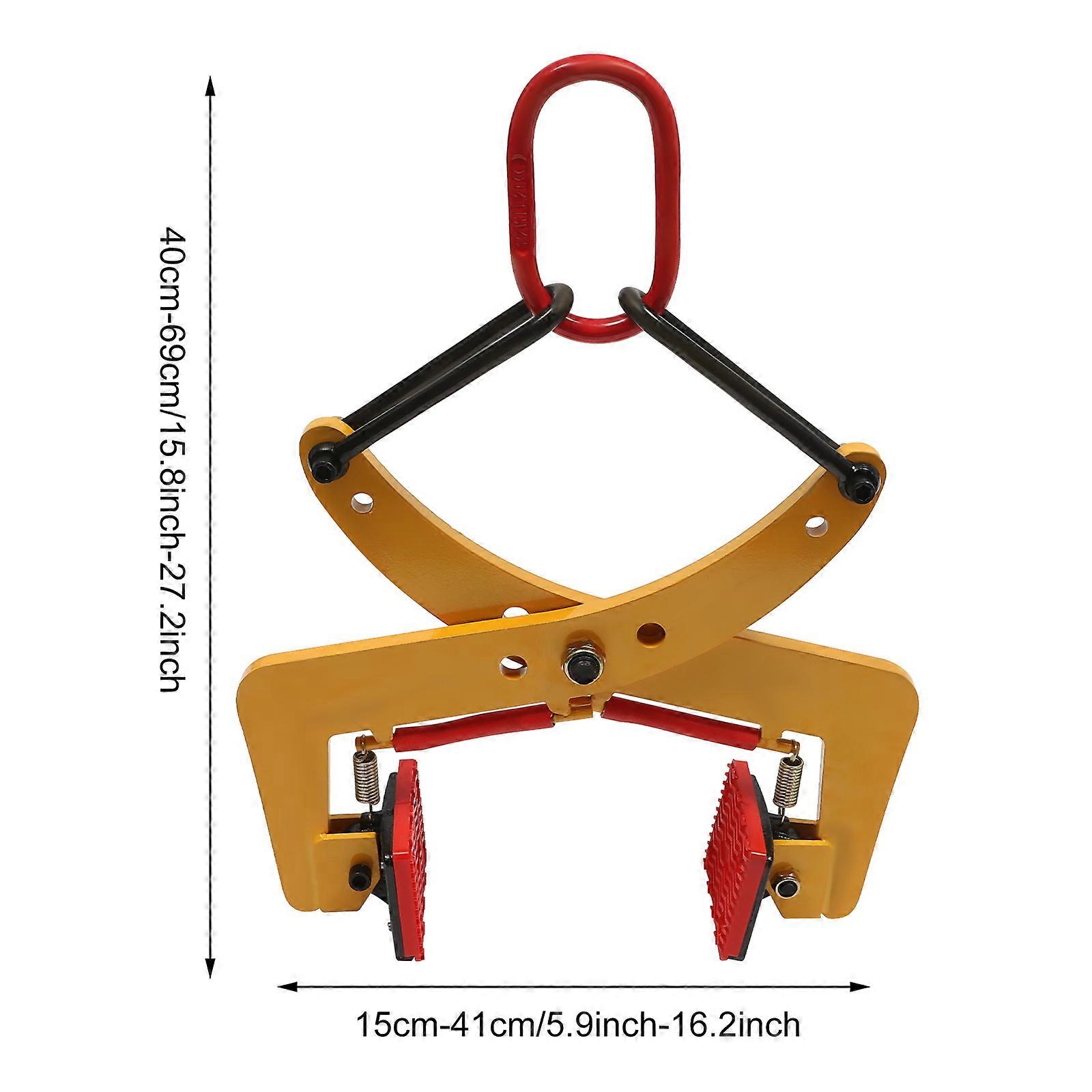 280kg Stone Carrier Lifting Pliers 8-30cm Jaw Opening Edgestone Clamp ...