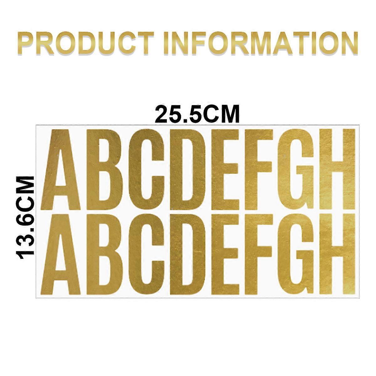 20 Sheets of Colorful Alphabet Stickers, Self-Adhesive Alphabet ...