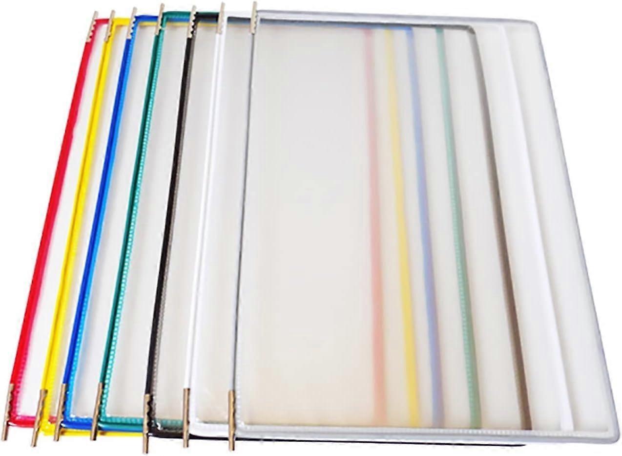 A4 Wall-Mounted Poster Flipbook Display Holder With 10 Document Panels ...