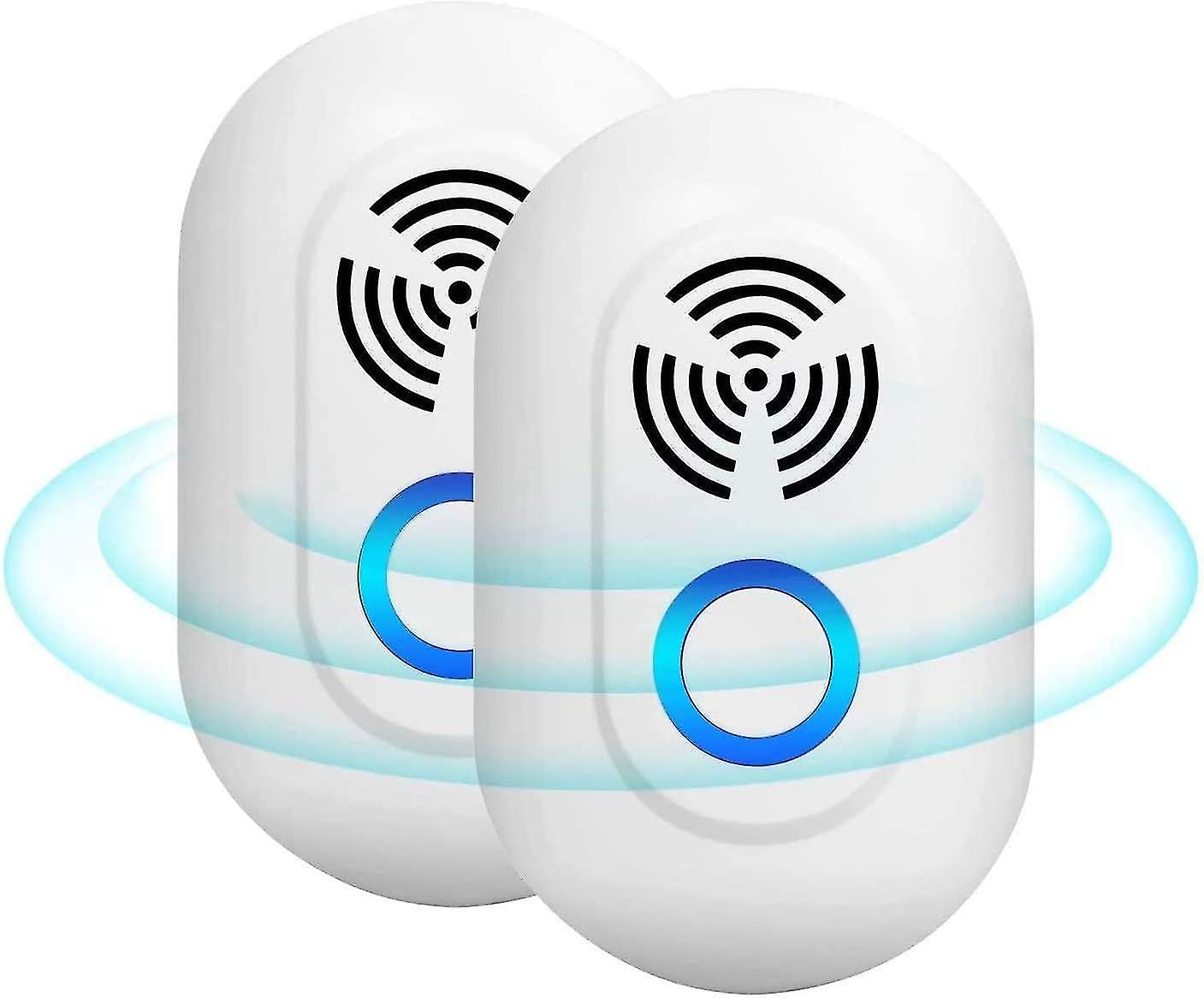 2023 - 2 Pack Electric Ultrasonic Repeller For Flies, Cockroaches ...