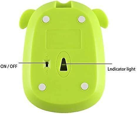 Trådløs lydløs mus, 2,4 GHz optiske mus med nanomodtager til computer ...