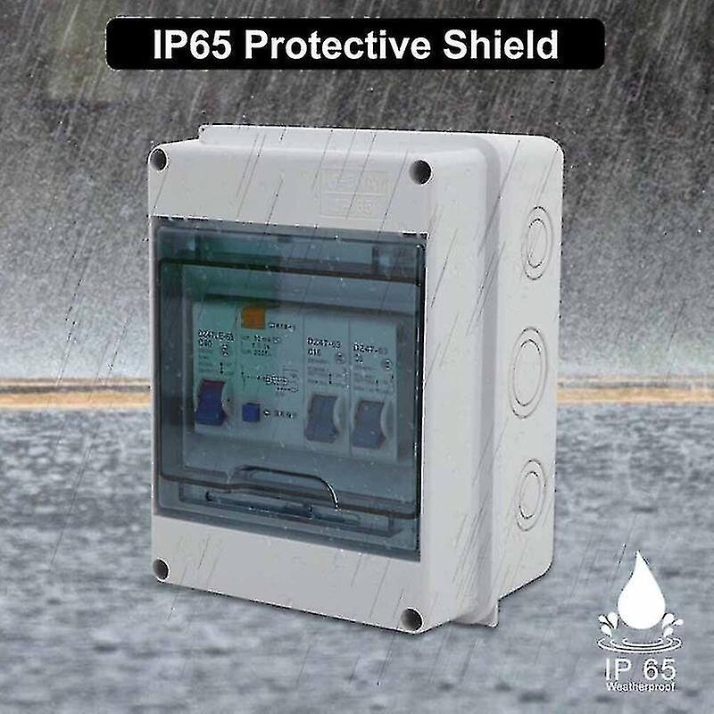 2 Way Caravan Garage Consumer Unit Enclosure Fuse Box 2mcb 40a 30ma ...