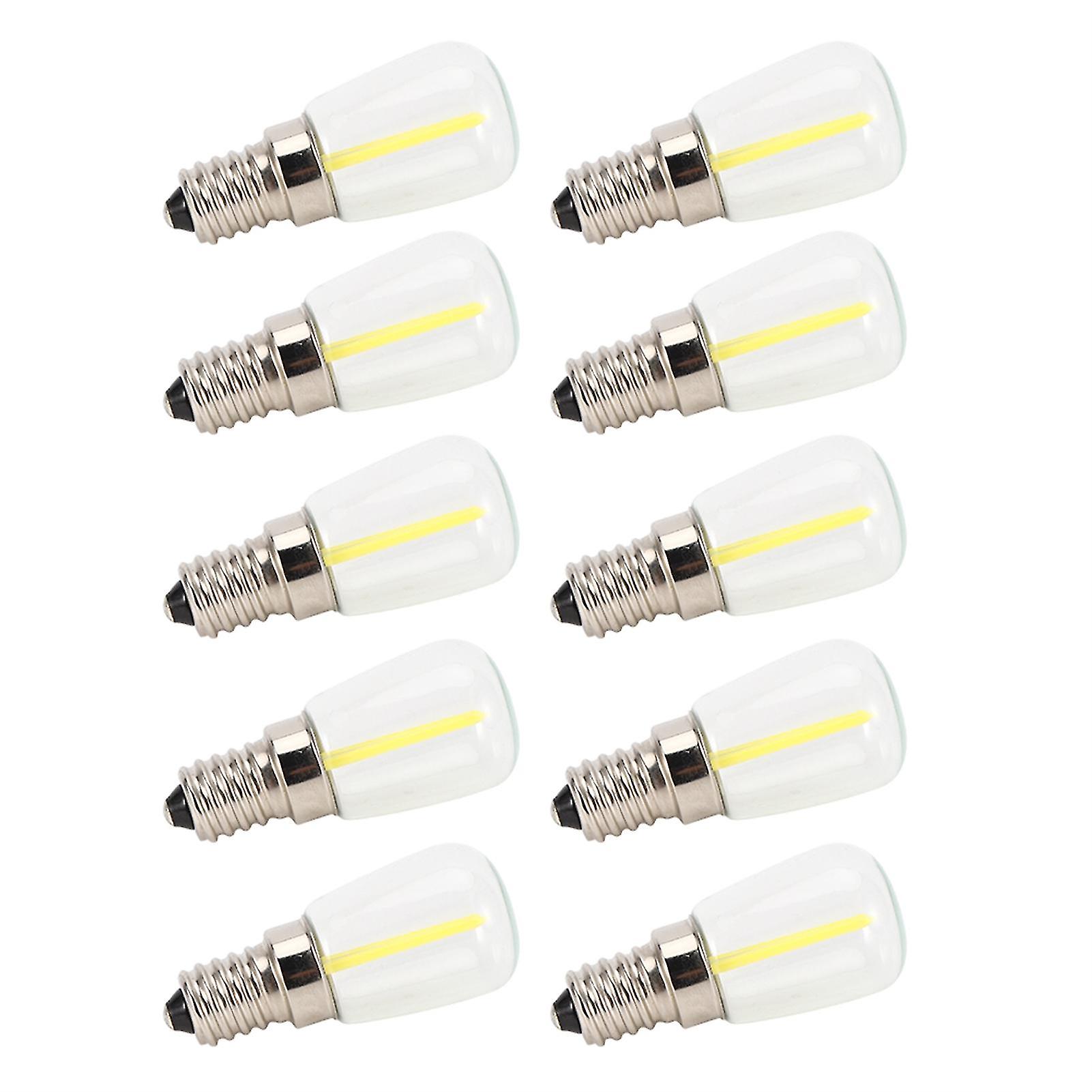 10 Pack E14 LED Bulbs 1.5W Small Screw Light Bulbs Warm White Energy ...