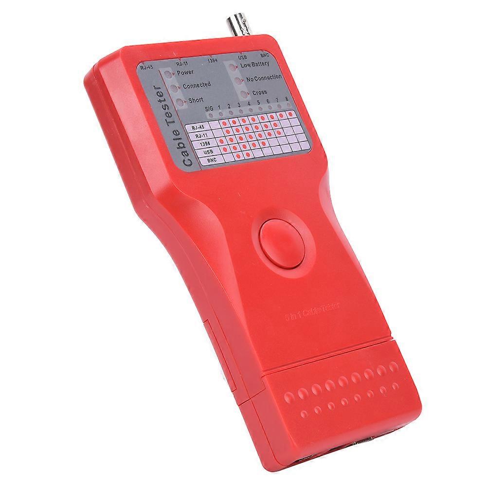 Network Cable Tester 5 In-1 Multi Functional Line Tester with Remote ...
