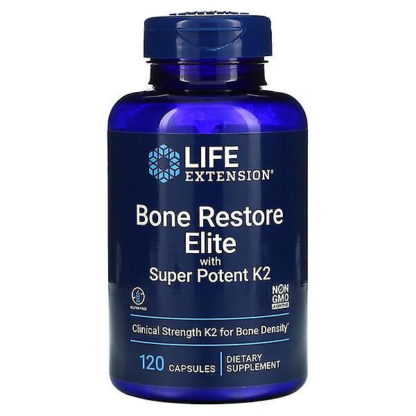 Life Extension, Bone Restore Elite, With Super Potent K2, 120 Capsules ...