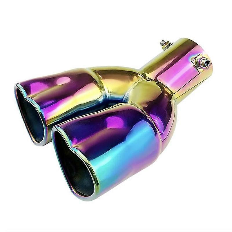 Universal Heart Shaped Car Exhaust Tip Tail Pipe Muffler 304 Stainless ...