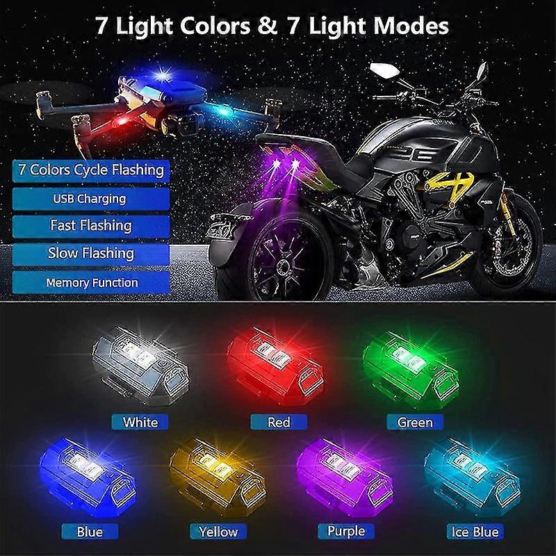 Exquisite Universal Led Anti-collision Warning Light Signal Light ...